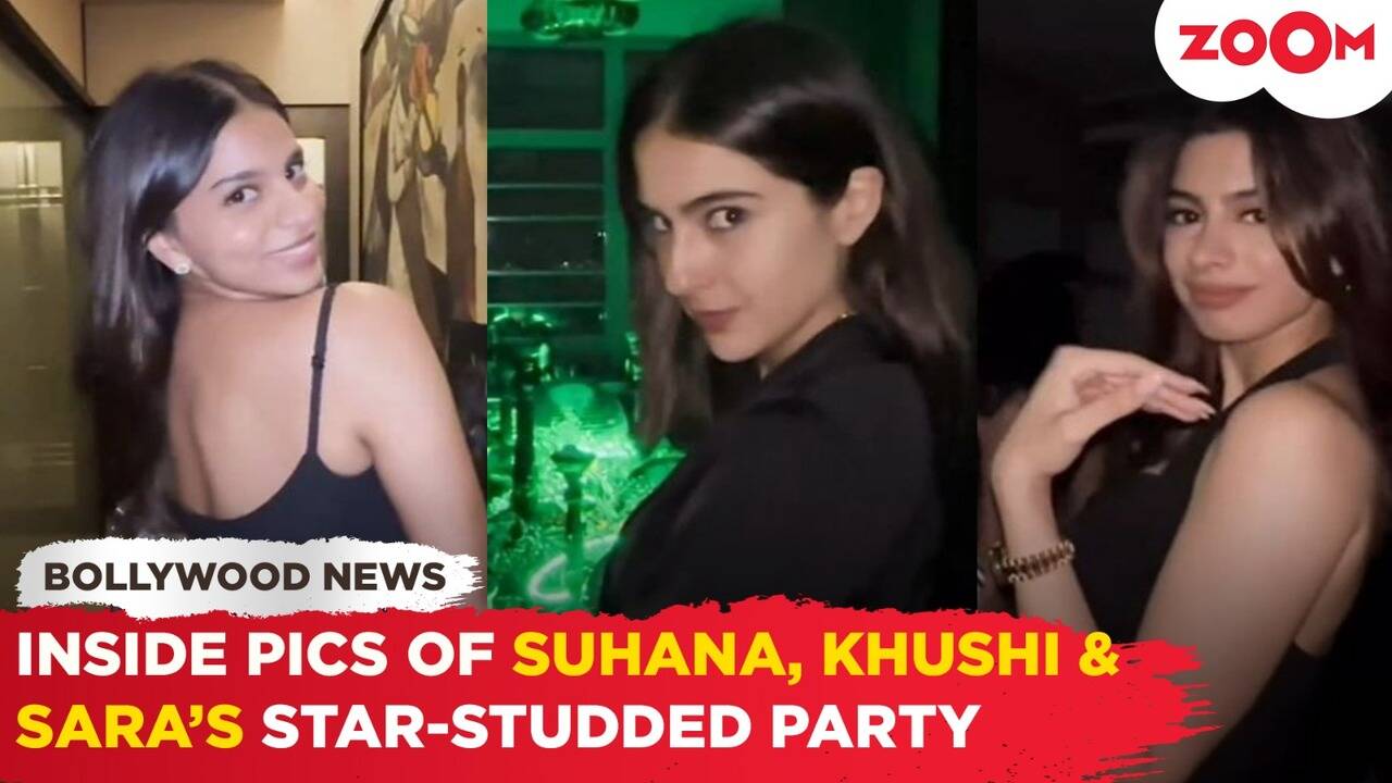 Suhana Khan, Sara Ali Khan, and Khushi Kapoor's GLAMOROUS Look at a Star-Studded Party | Times Now