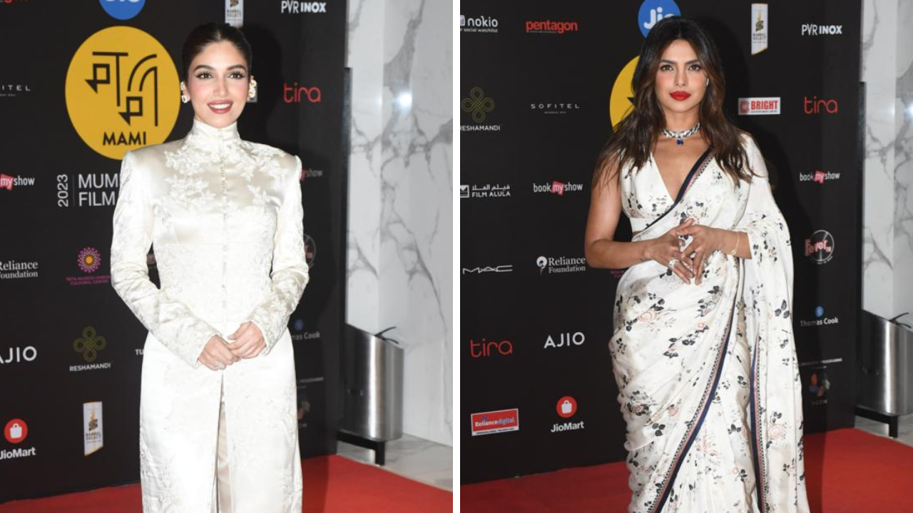 Priyanka Chopra Catches Up, Shares Hug With Bhumi Pednekar At MAMI 2023 ...