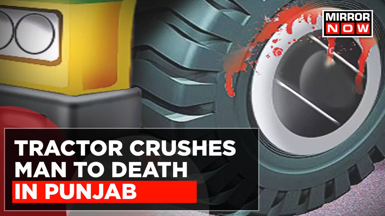 Tractor Crushes Man To Death | Horror In Punjab's Gurdaspur | Latest ...
