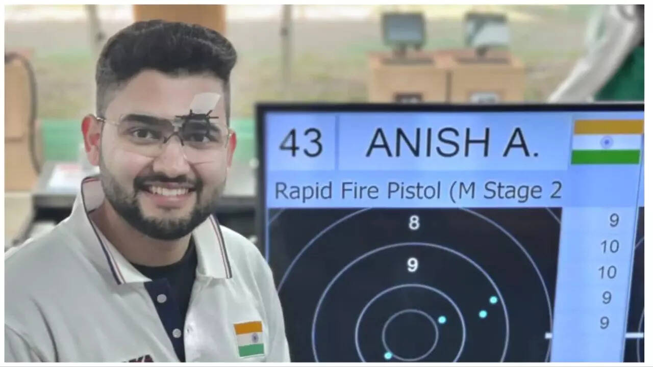 Anish Bhanwala Secures Paris 2024 Olympic Quota For India At Asian Shooting Championships ...