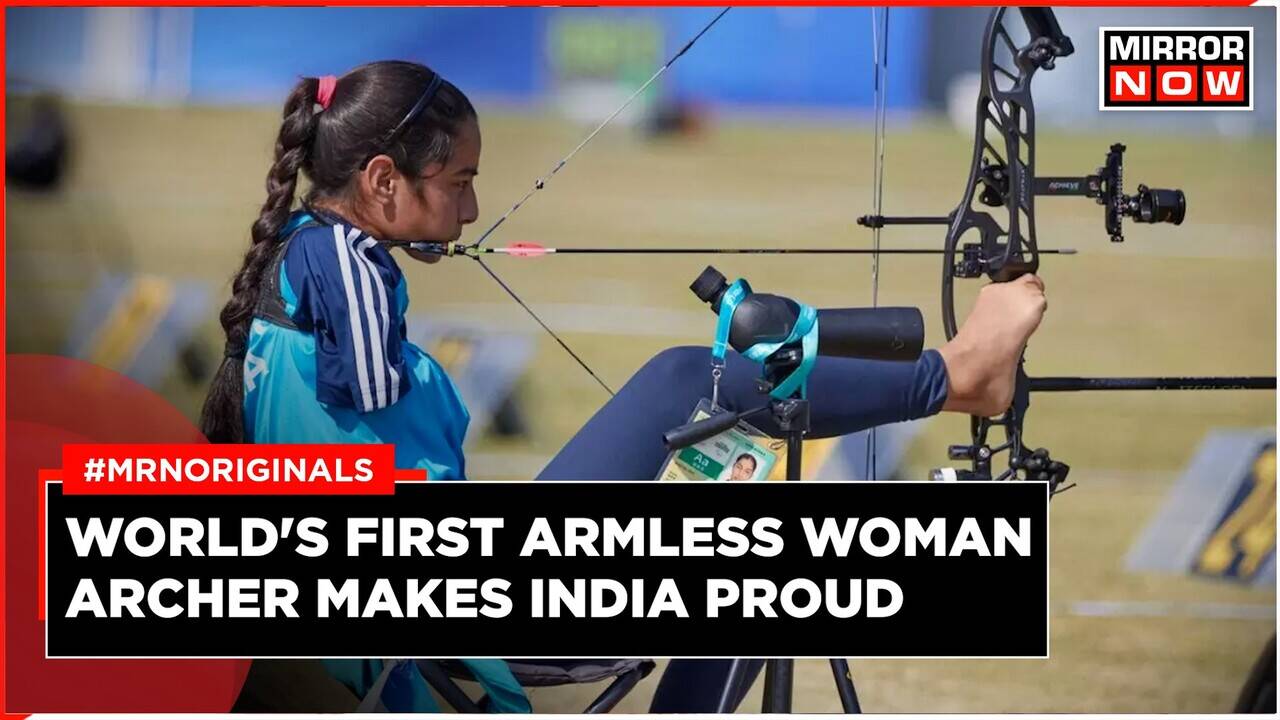 World's First Armless Woman Archer Makes India Proud | Asian Para Games ...