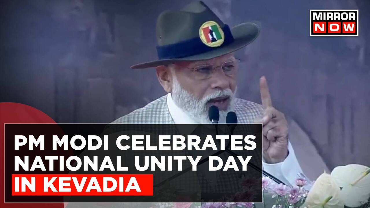 PM Modi Leads National Unity Day Event At Statue Of Unity | Emphasizing ...