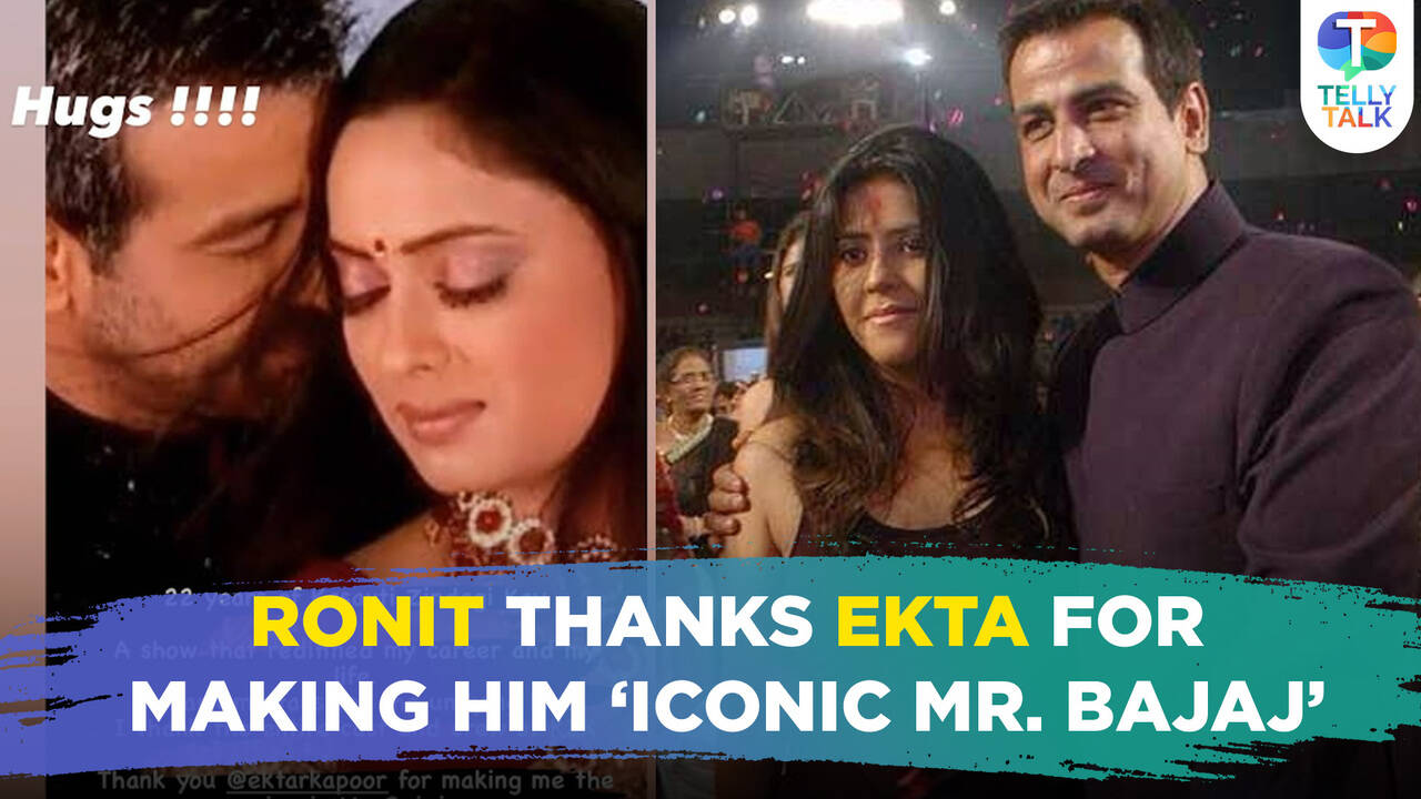 Ronit Roy thanks Ekta Kapoor for making him 'Iconic Mr. Bajaj' as ...