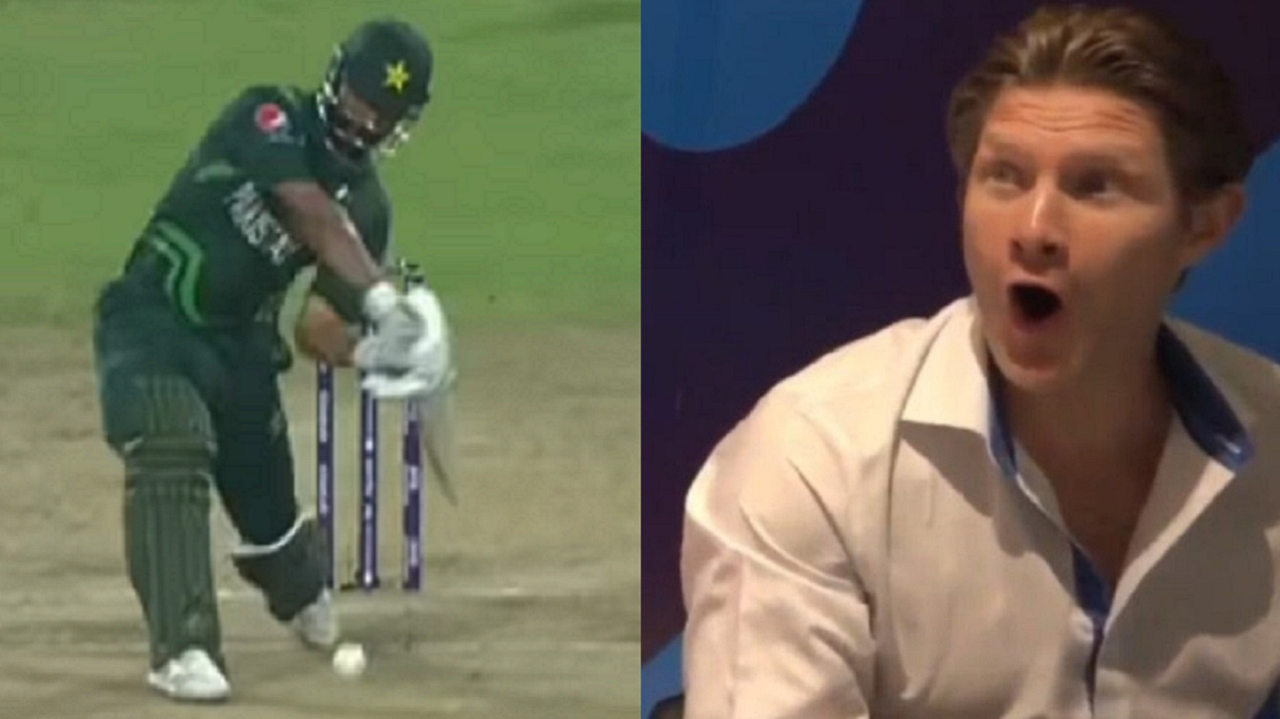 Shane Watson's Stunned Reaction After Pakistan's Fakhar Zaman Hits 95-m ...