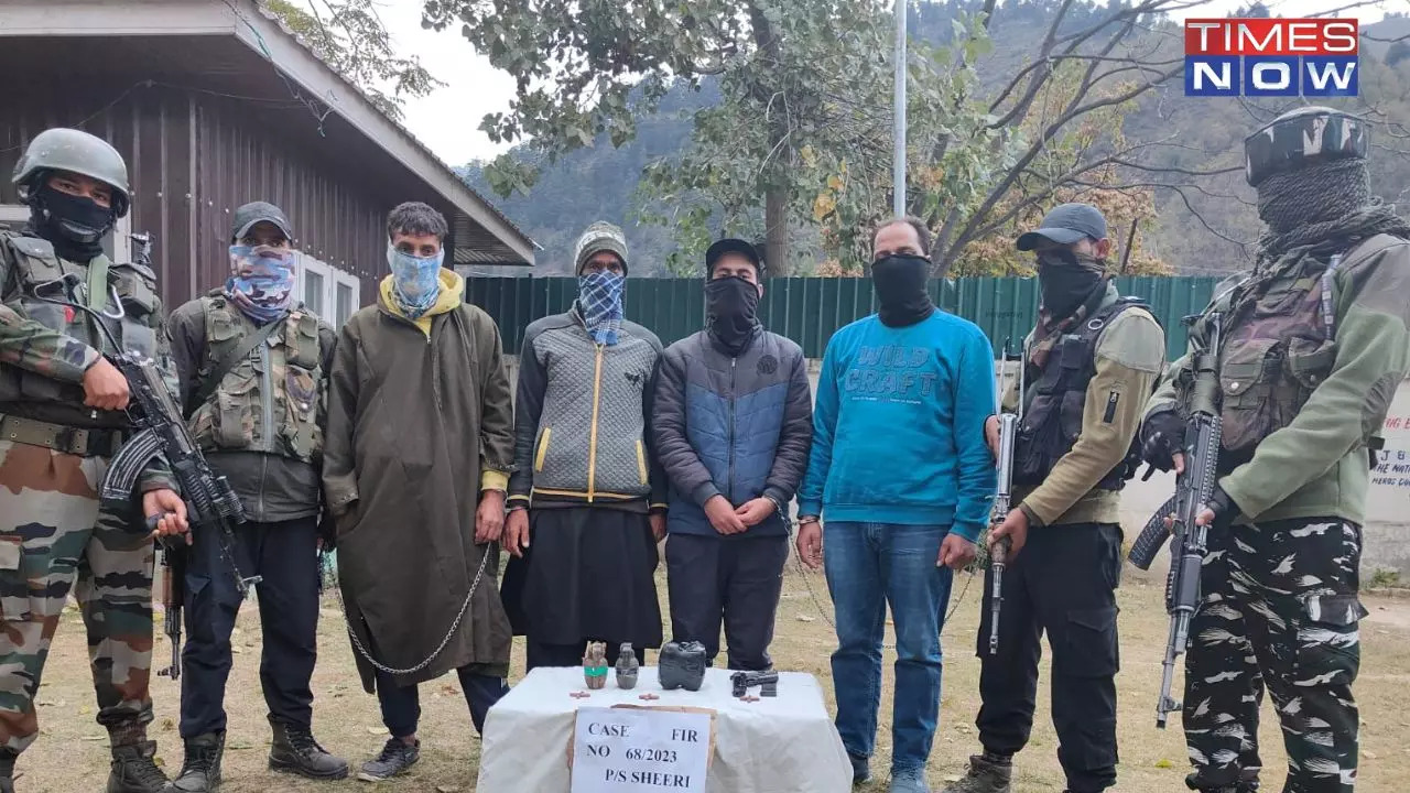 'Major LeT Module Busted In J&K': Terrorist Aides Armed With Weapons ...