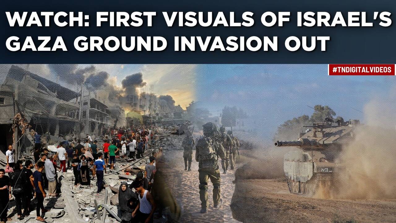First Visuals Of Israel's Gaza Ground Invasion Released| Door-To-Door ...