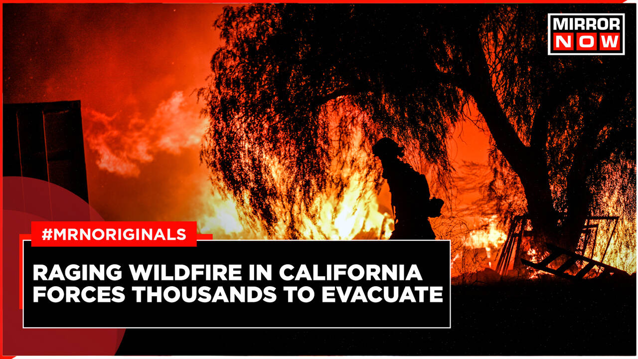 Huge Wildfire Ravages Southern California Thousands Forced To Evacuate