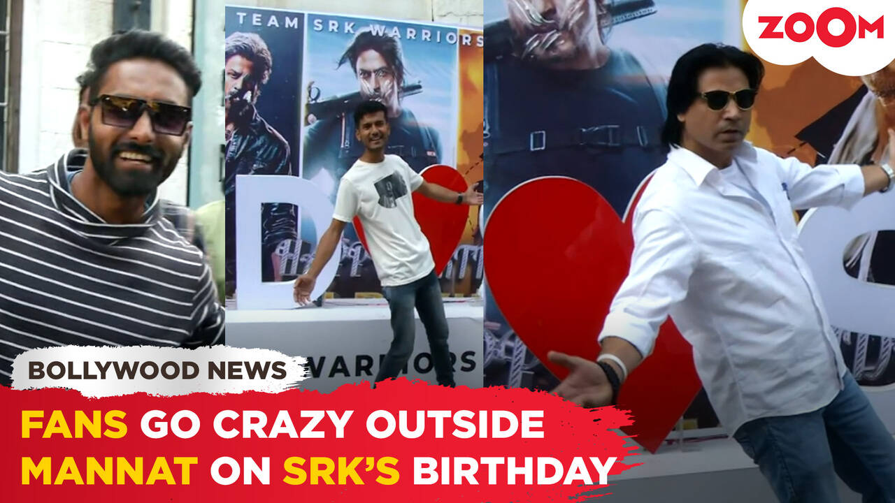 'Ek Sher Ki Kahani...': Fans Gather Outside Mannat to Celebrate Shah ...