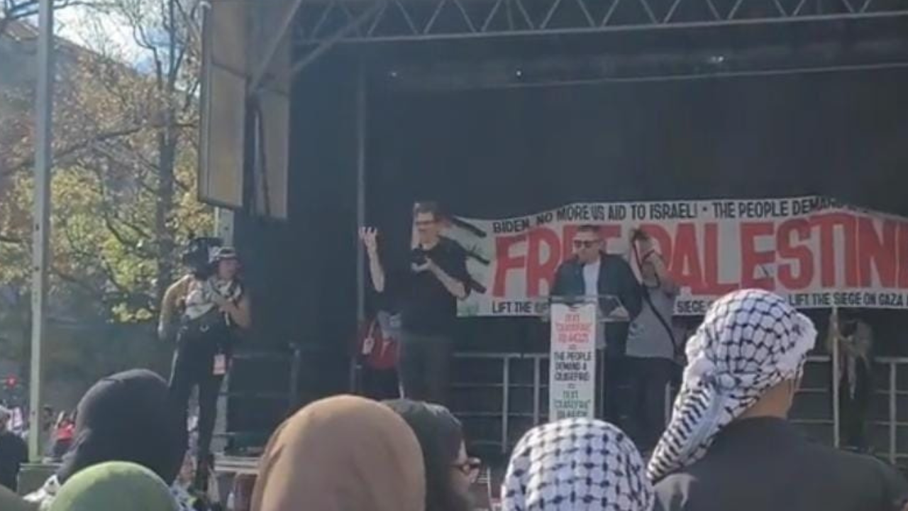Rapper Macklemore Speaks At 'Free Palestine' Rally In DC| VIDEO | World ...