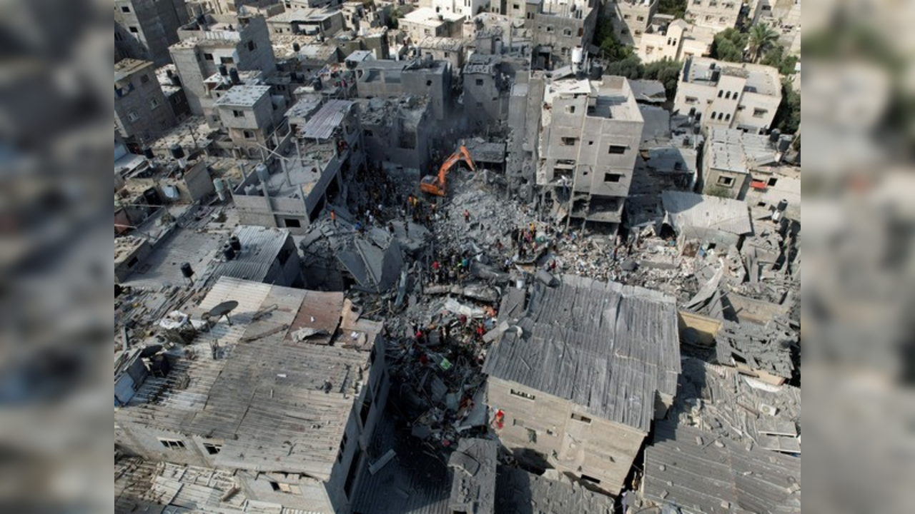 Israel-Hamas War | Blast Rips Through Al-Maghazi Refugee Camp In Gaza ...