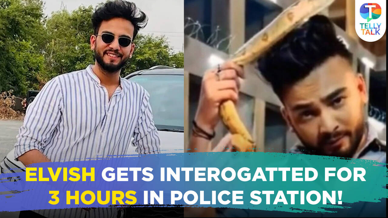 Elvish Yadav arrives at police station late night & undergoes ...