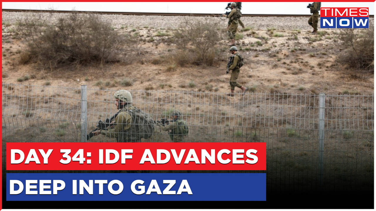 Day 34 Of Operation Iron Sword: Israel Defence Forces Advance Deep Into ...