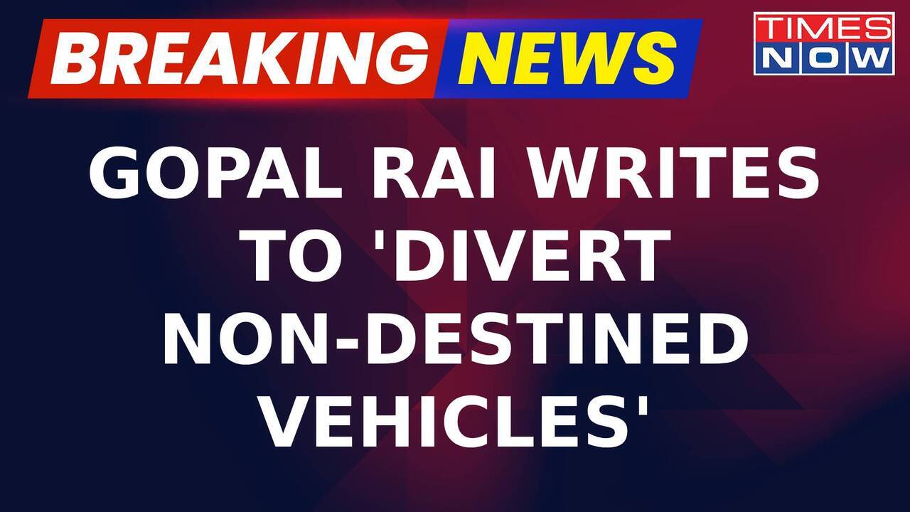 Breaking News | Delhi Minister Gopal Rai Writes To UP Transport ...