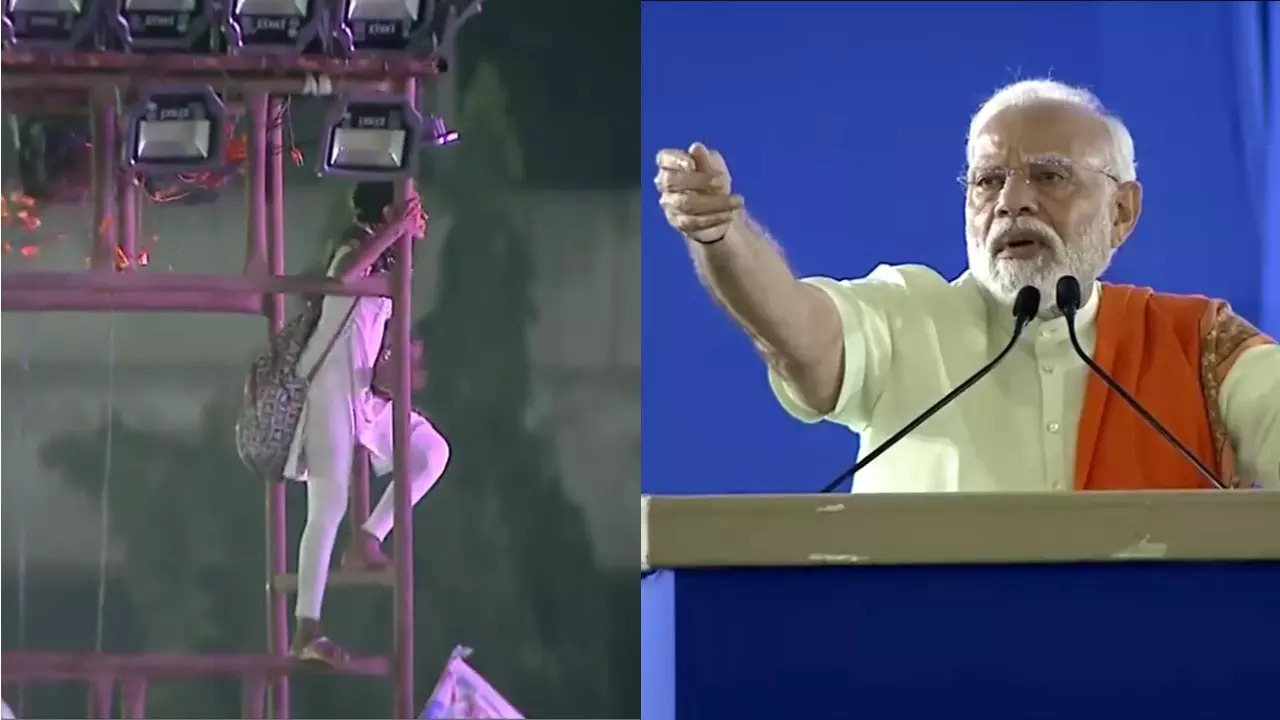 'Ye Theek Nhi Hai Beta...': PM Modi Urges Woman to Descend from Light ...