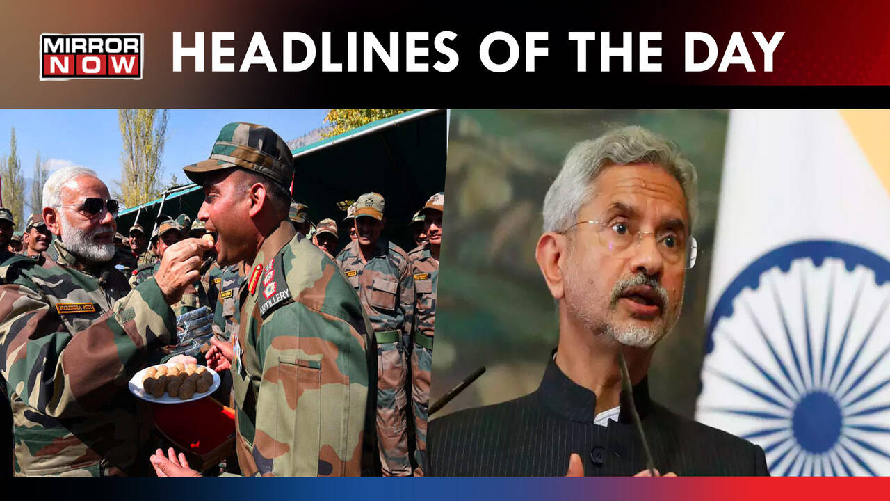 Top Headlines | PM Modi To Celebrate Diwali With Soldiers | EAM In U.K ...