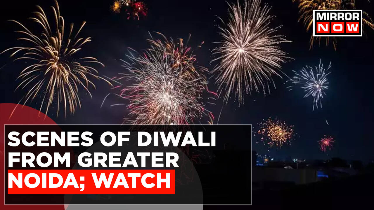 Scenes Of Diwali Celebration From Greater Noida | Diwali 2023 ...