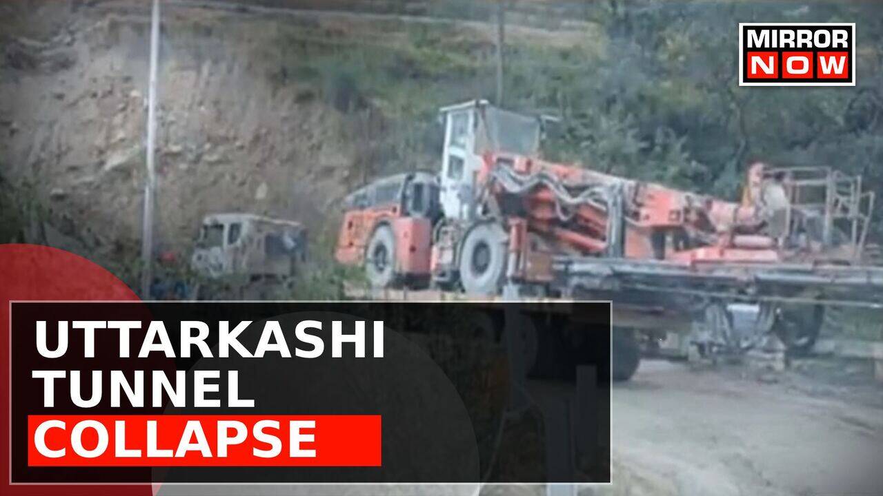 Uttarkashi Tunnel Collapse| American Earth Auger Deployed For Rescue ...
