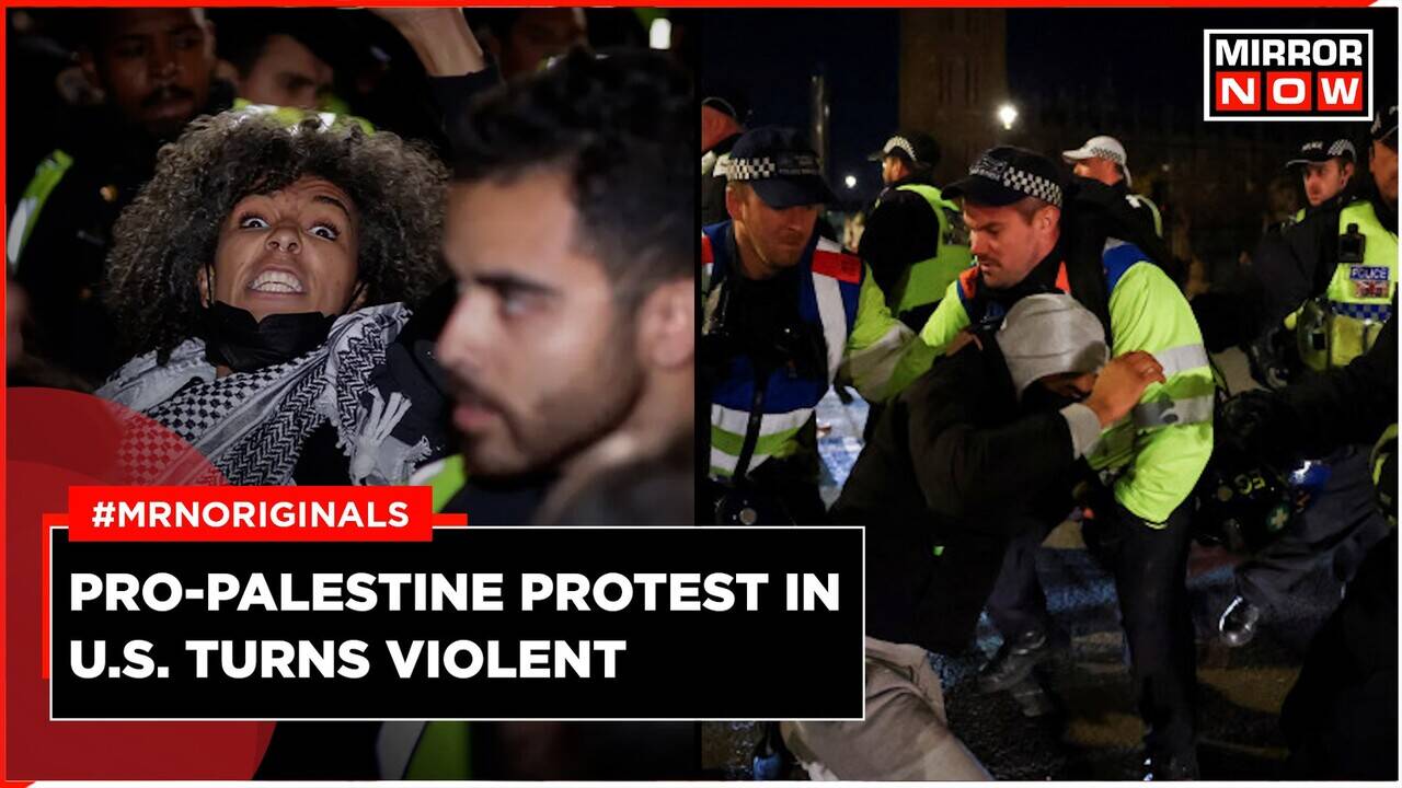 Violent Protest Breaks Out During Pro-Palestine Rally In Washington ...