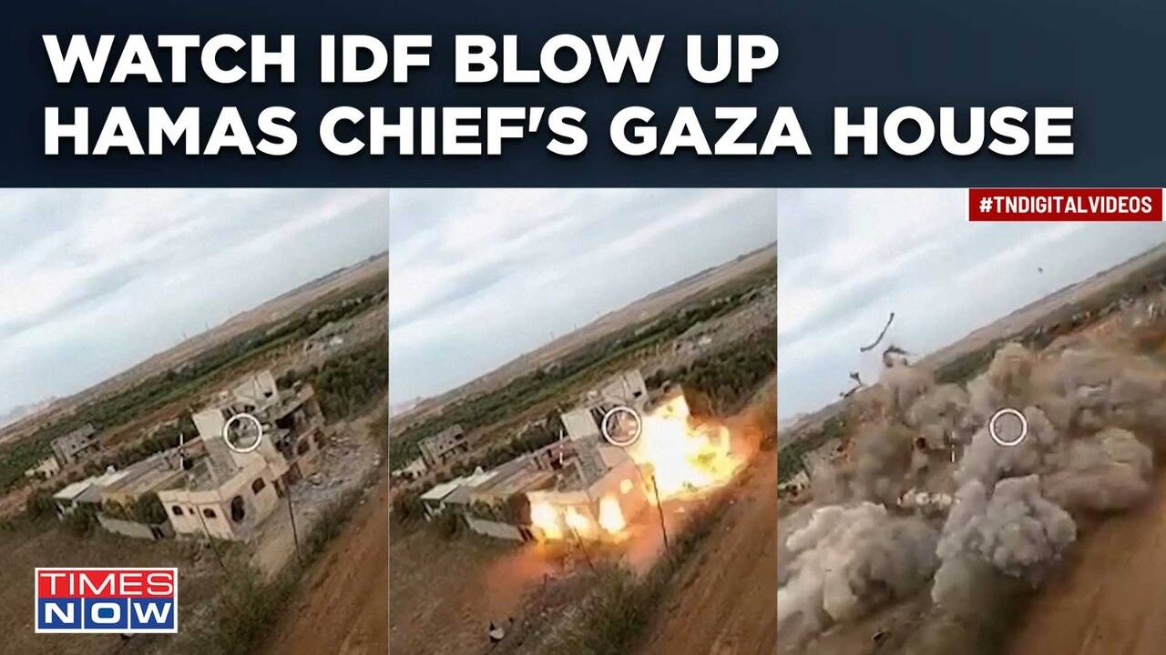 Watch: When IDF Jets Blew Up Hamas Chief Ismail Haniyeh's Gaza House ...