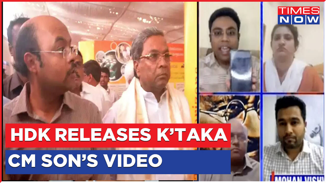 HD Kumaraswamy Posts Video Of CM Siddaramaiah's Son, Yathindra, Asking ...