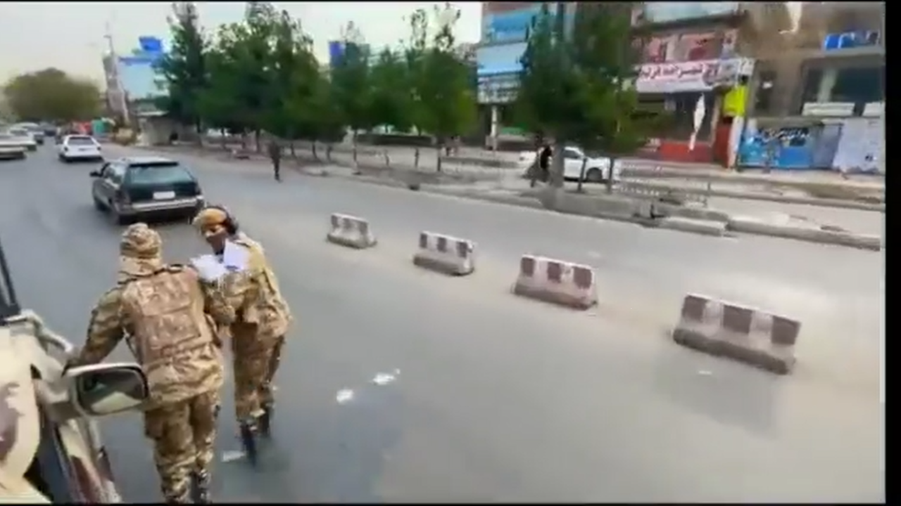 Watch: Taliban Fighters Patrolling Kabul Roads On Rollerblades With AK ...