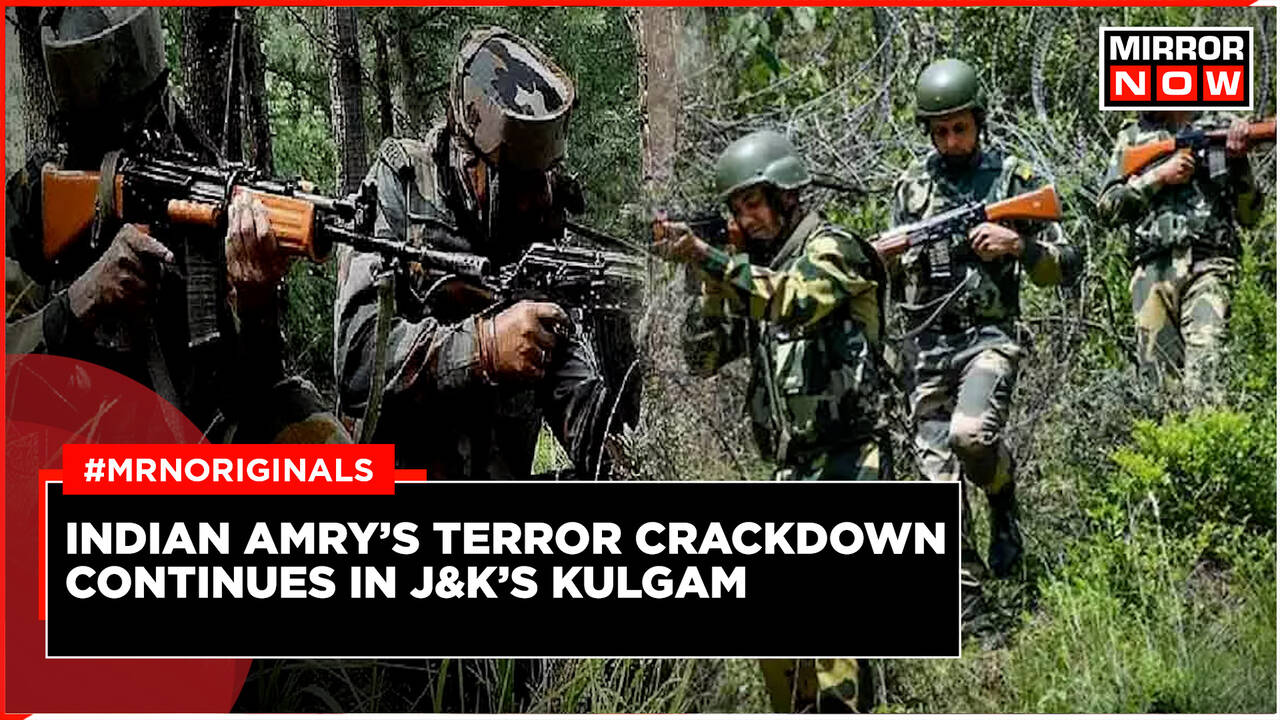 Kulgam Encounter Day 2 Update: 3 Lakhar Terrorist Gunned Down, Operation Underway | J&K News ...