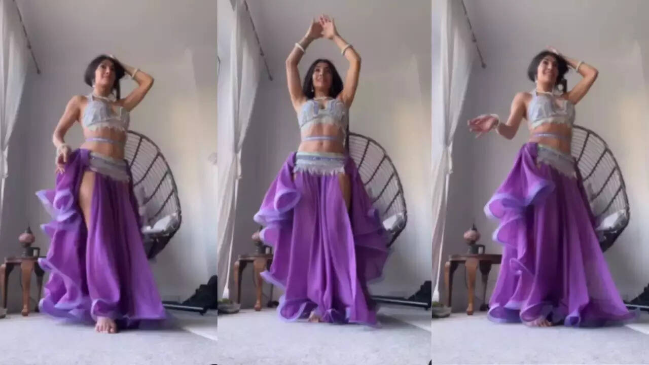 Girl Belly Dance On Drum Beats Viral Video Belly Dance Video ढोलाच्या तालावर बेली डान्सचा तडका