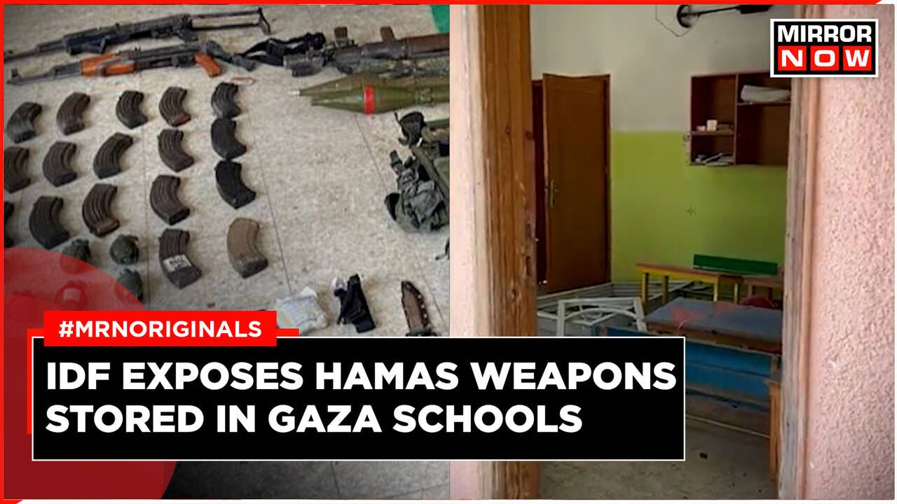 Amid Israel-Hamas War, IDF Shares Video of Weapons Being Stored in Gaza ...