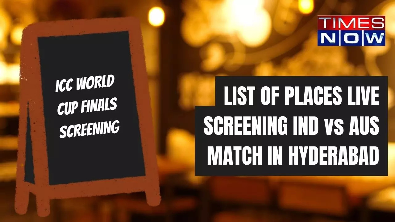 11 Places That Will Screen ODI World Cup Finals Today | Hyderabad News ...