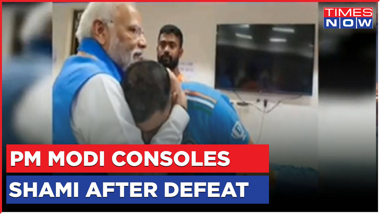 PM Modi Consoles Shami; Cricketer Tweets Heartwarming Picture | World ...