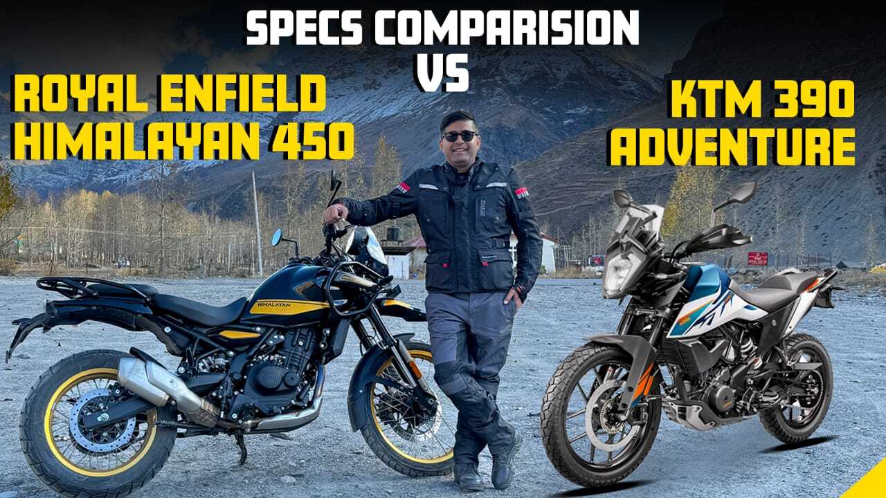 Royal Enfield Himalayan 450 VS KTM 390 Adventure | Which one is more ...