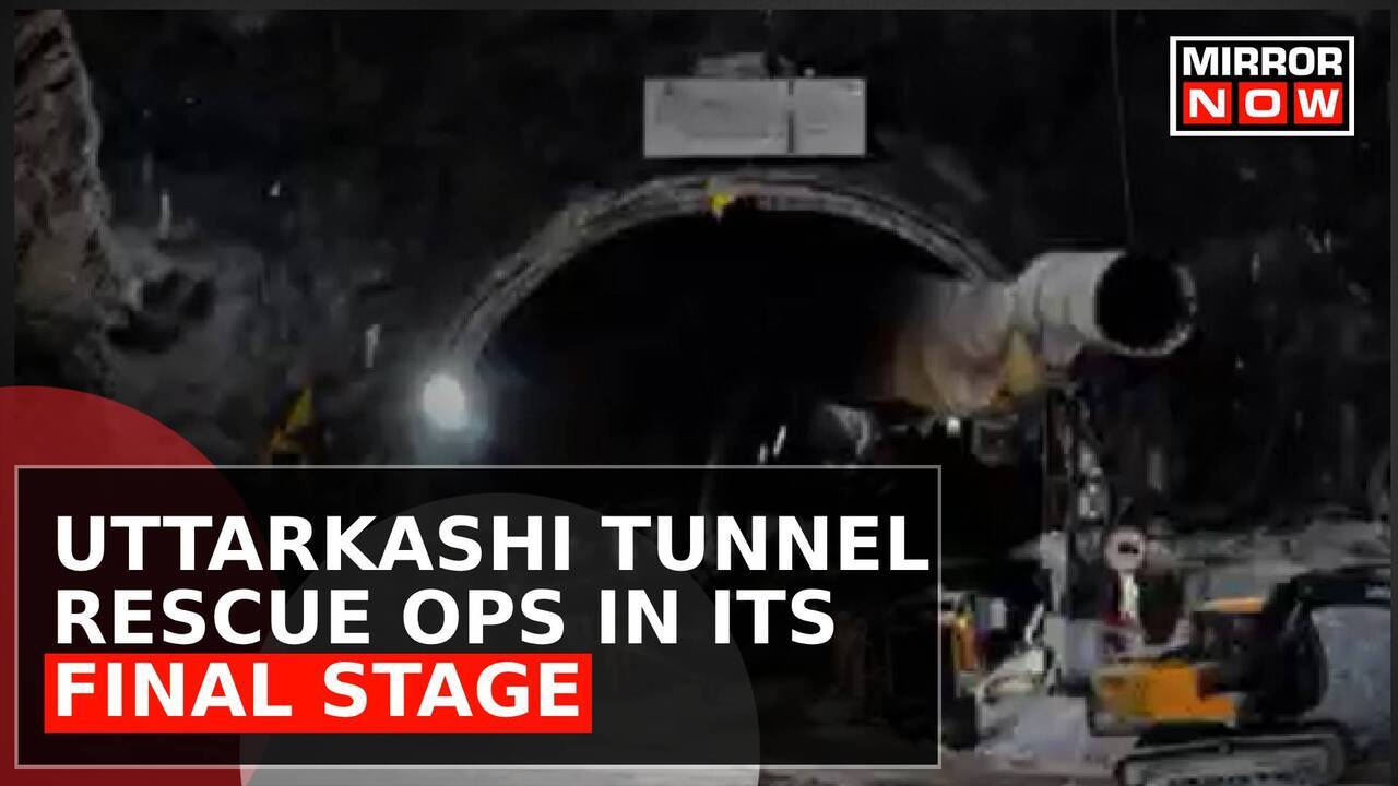 Uttarkashi Tunnel Rescue Updates | Tunnel Rescue On Track | Workers ...