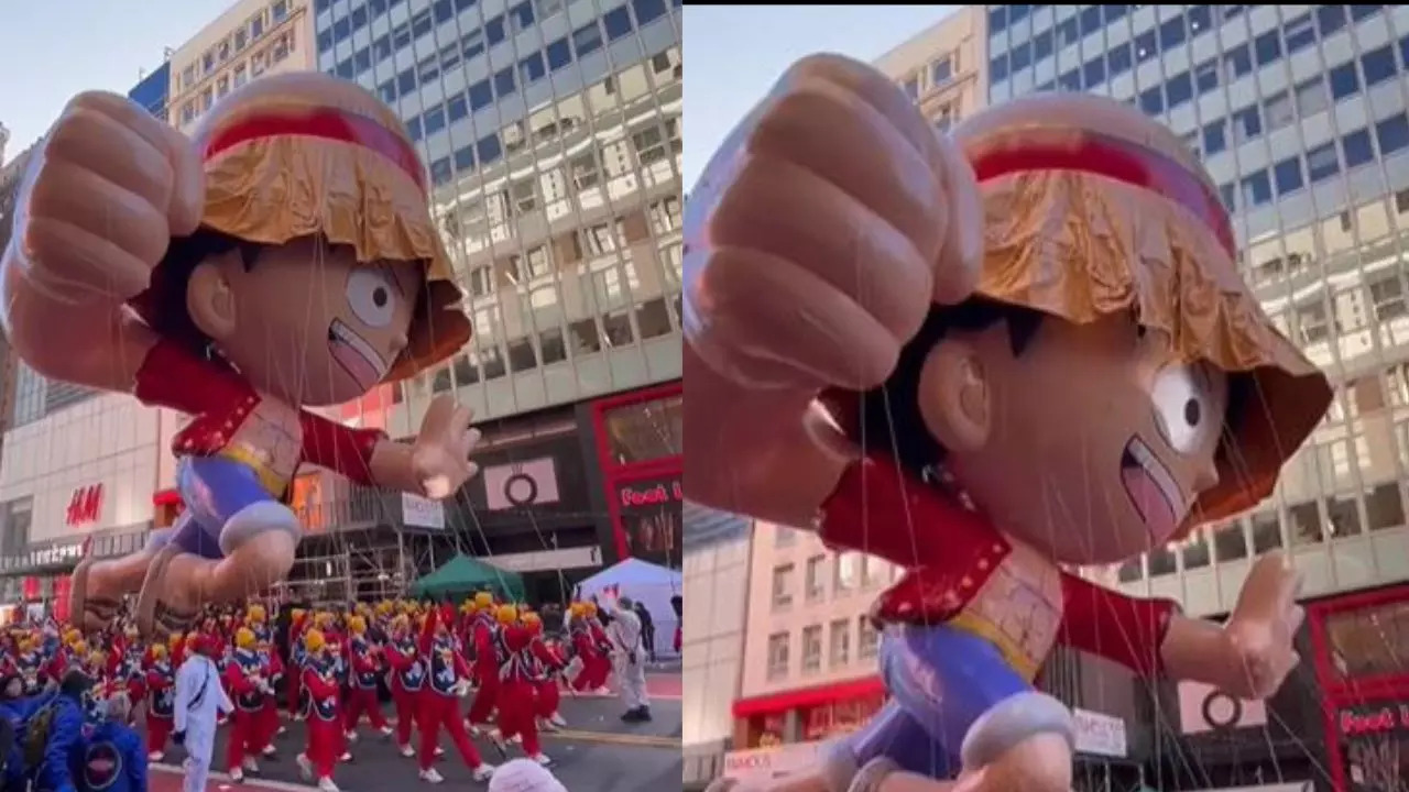 One Piece Luffy Debuts In Macy's Parade, Anime Fans Cheer | Watch Viral ...