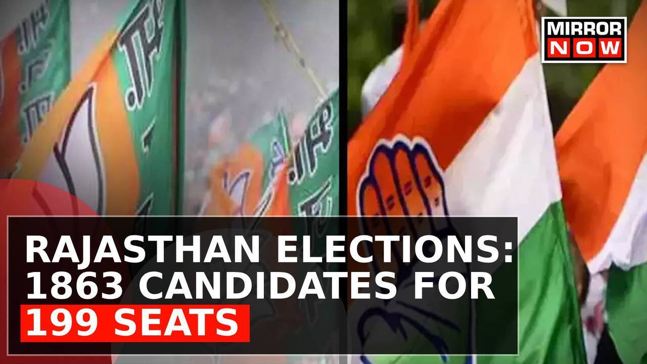 Battle For Rajasthan | 1863 Candidates For 199 Seats | 5.25 Crore ...