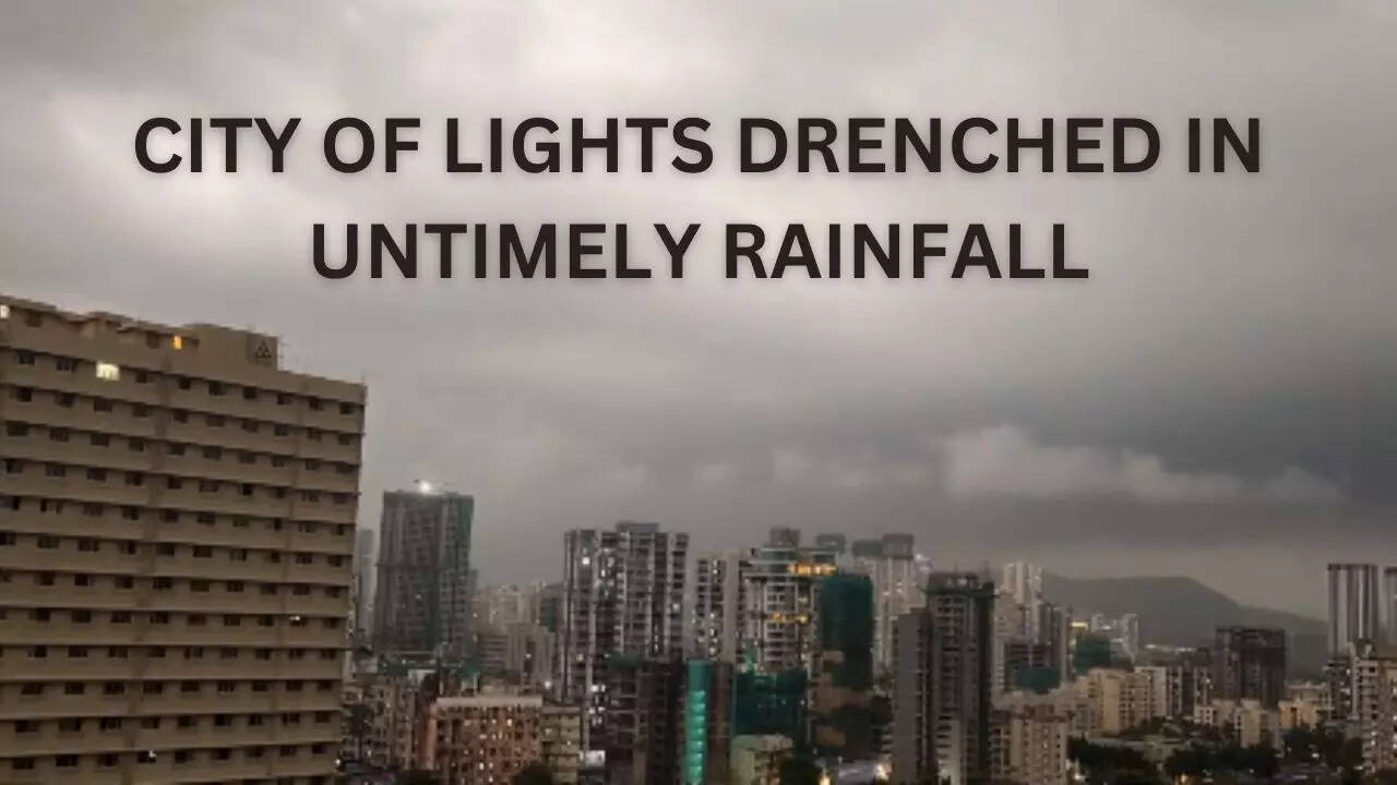 Watch: Rain Lashes Mumbai City, Lightning and Dark Cloud Surrounds ...