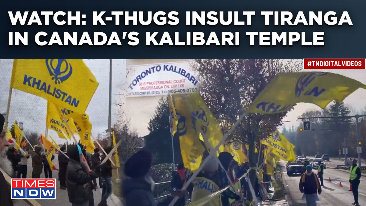 Watch Khalistani Terror Grip Canada's Kalibari Temple|Goons Insult ...