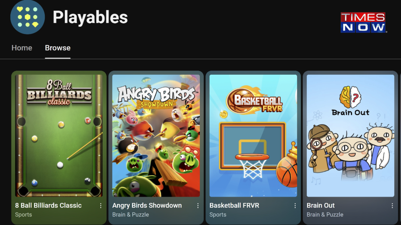 YouTube Unveils 'Playables' Game Arcade for Premium Subscribers ...