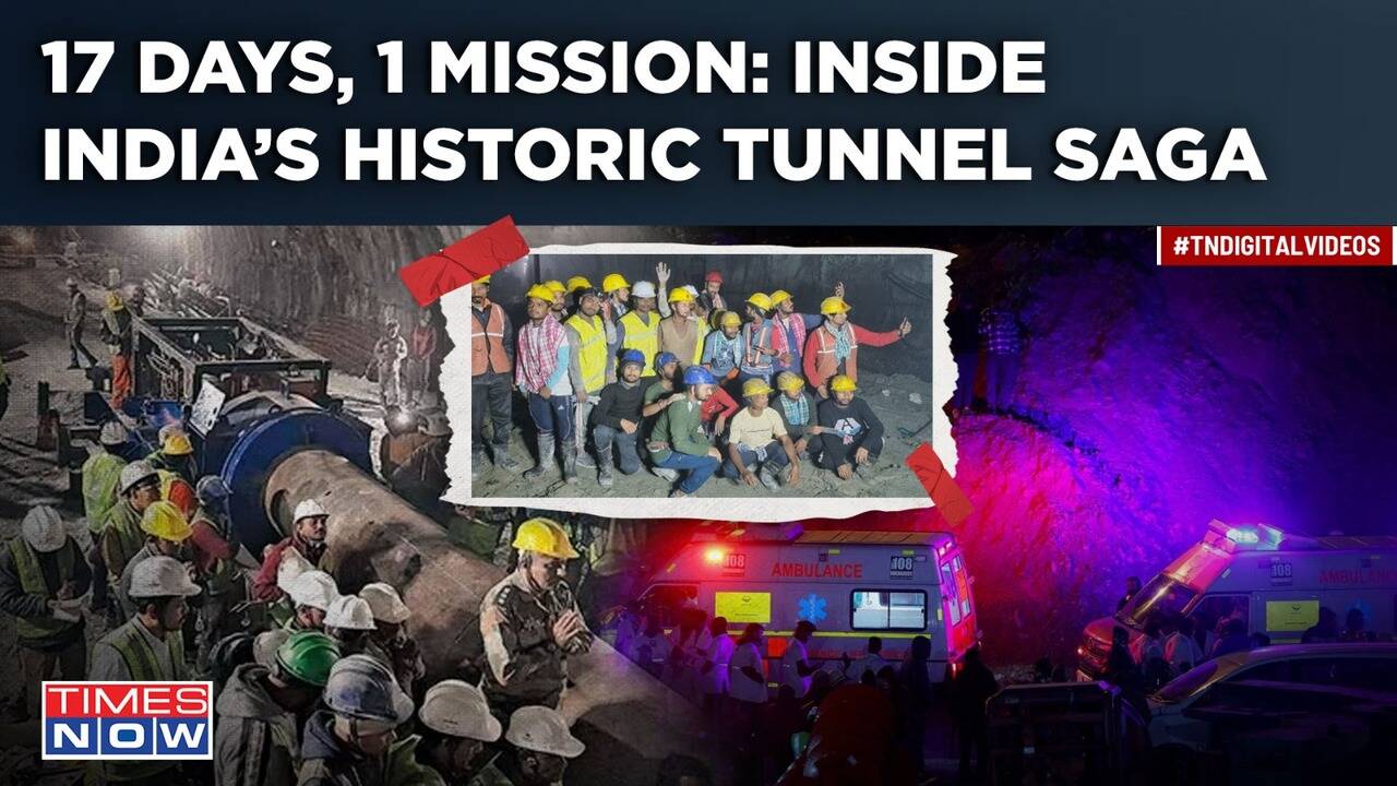 Uttarkashi Tunnel: 17 Days, 41 Lives, 1 Hour, Watch How 'Rat Miners ...
