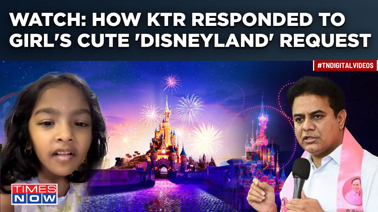 Disneyland In Hyderabad? | Little Girl's Special Request To 'KTR Mama ...