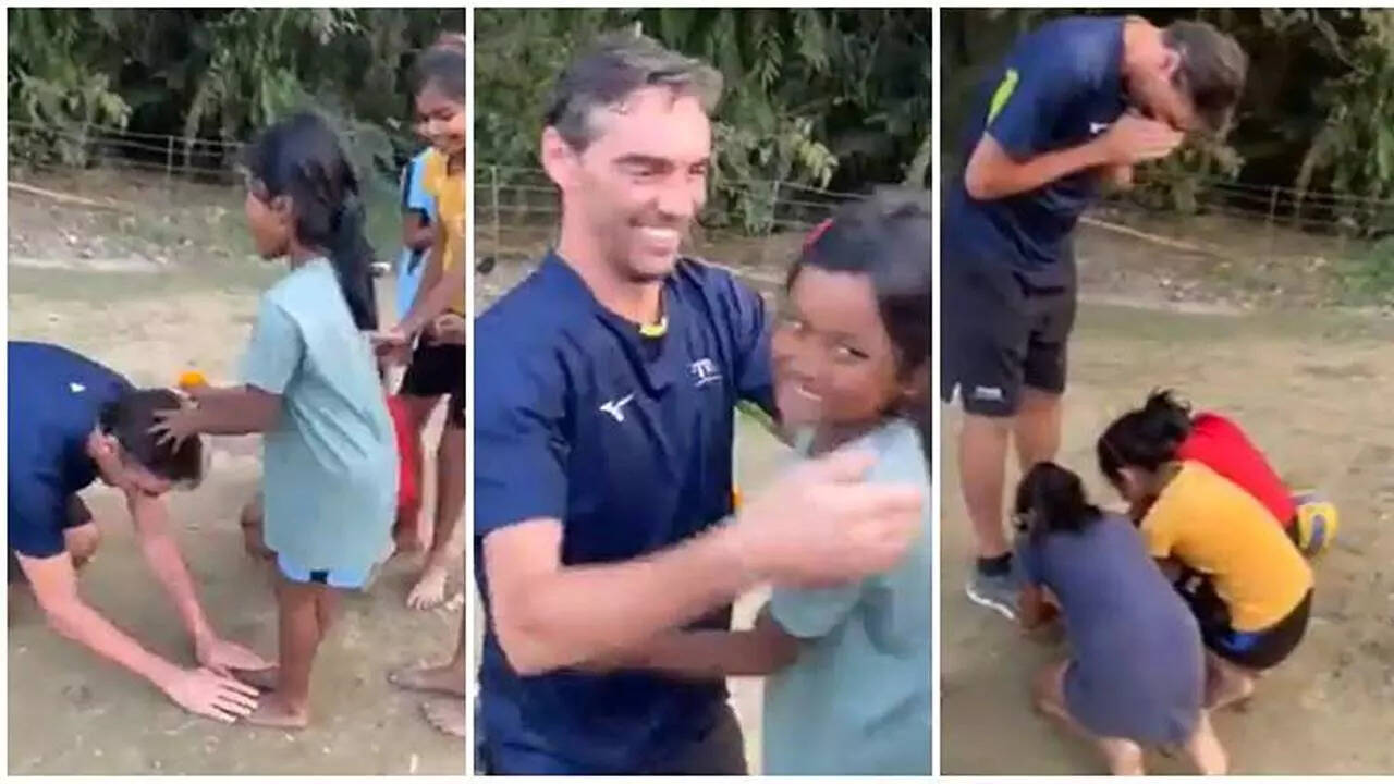 Brazilian volleyball star Giba wins hearts during interaction with kids ...