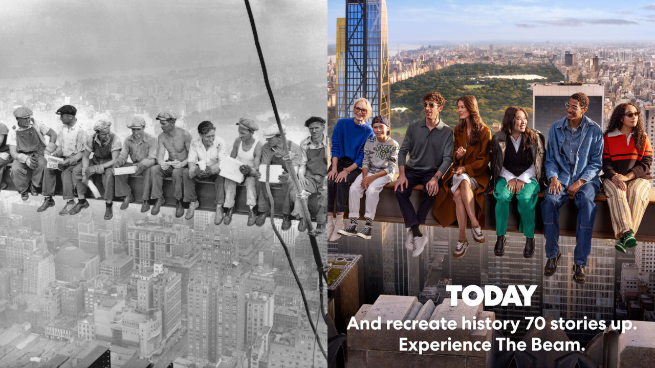 New York City Ride Recreates Iconic ‘Lunch Atop A Skyscraper’ Photo ...