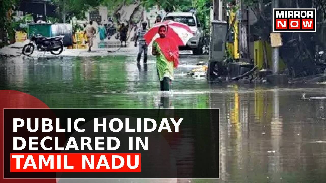 Heavy Rains Lashes Tamil Nadu | Trains And Flight Impacted | Cyclone ...