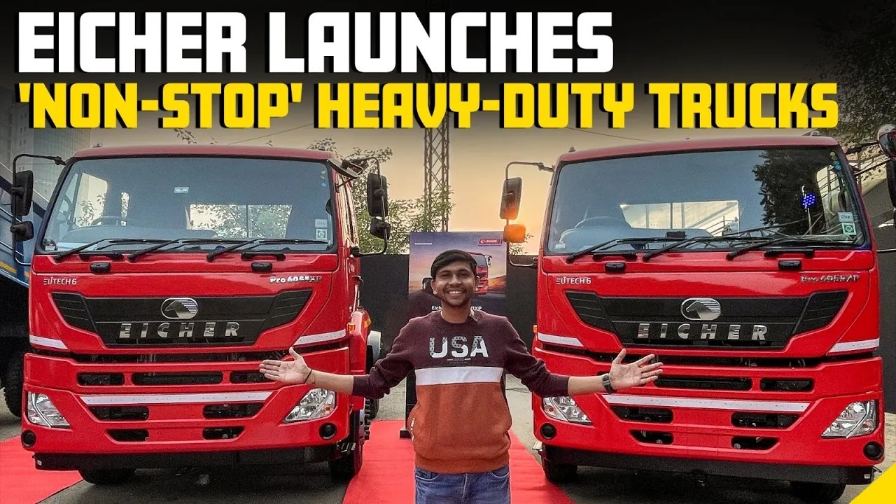 Eicher launches Non-Stop Series of heavy duty trucks | Payload Capacity ...