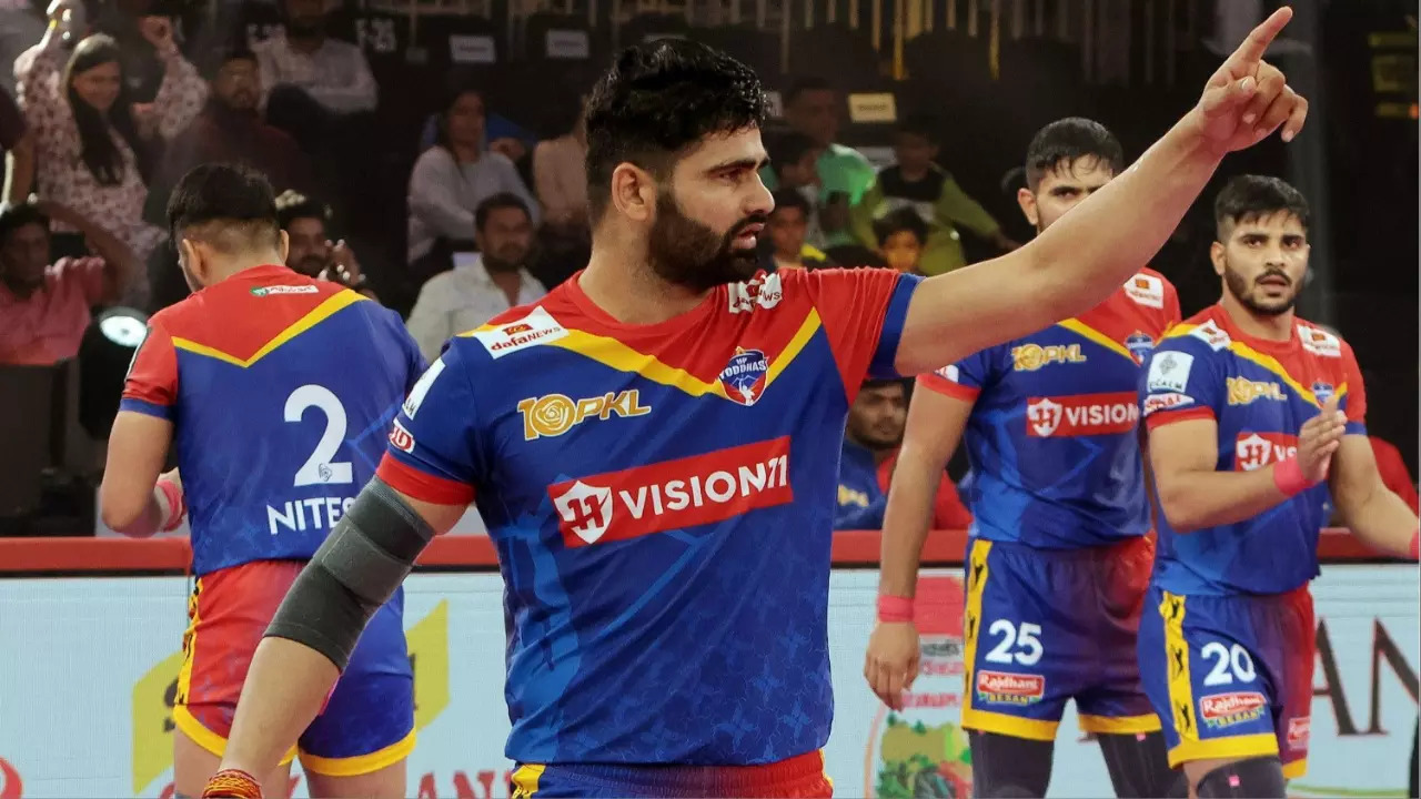 Pro Kabaddi League Season PKL 10 UP Vs HAR : UP Yoddhas Wreak Havoc, Register MASSIVE 30-Point ...