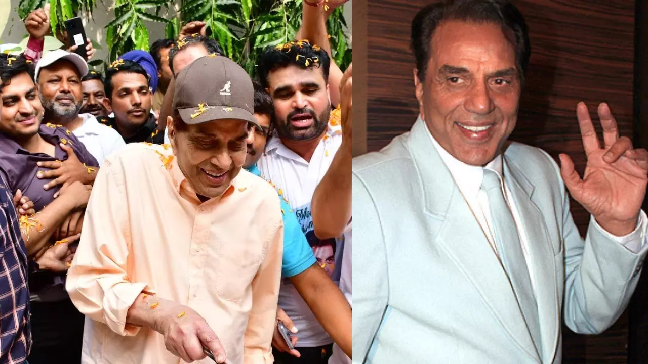 Exclusive! Dharmendra's 88th Birthday: Actor Along With Sons Sunny ...
