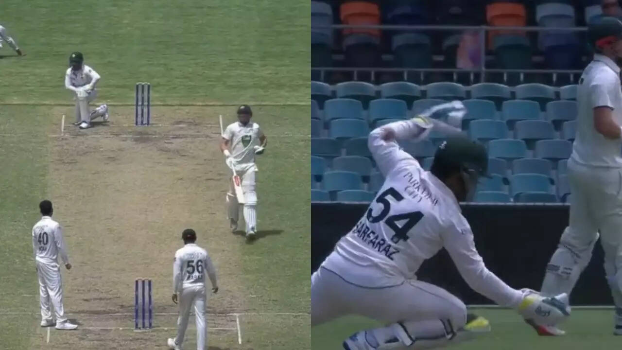 AUS VS PAK Bizarre! Australian Batter Matt Renshaw Completes Half ...