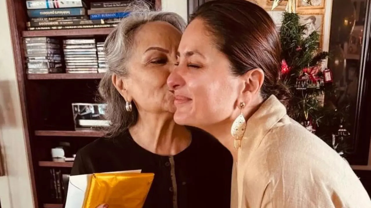 Birthday Post Alert! Kareena Kapoor Gets A Peck On The Cheek From Mom-In-Law Sharmila Tagore ...