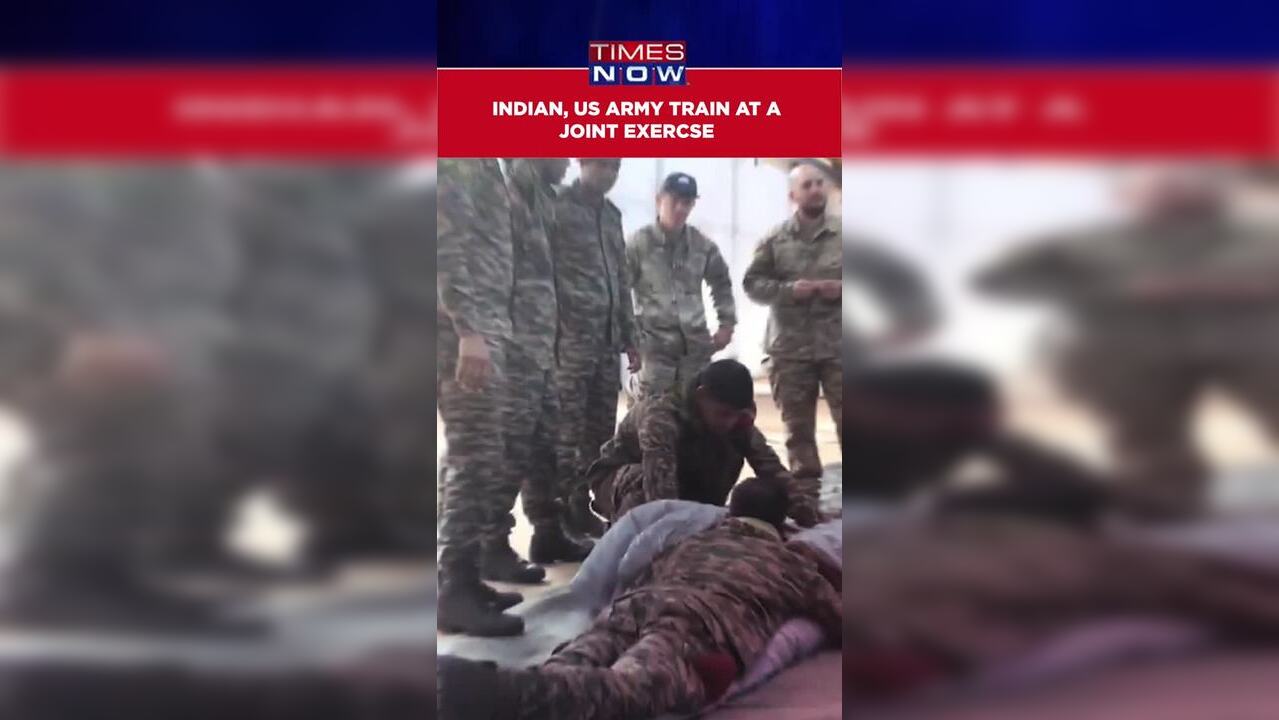 Watch: Indian Army And US Army Train During The Ongoing Joint Exercise ...