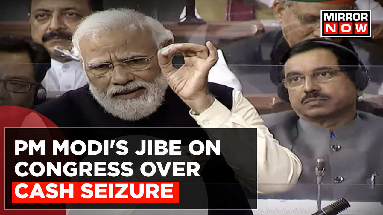 'Money Heist,' PM Modi's Jibe Over Congress Party After Biggest Ever ...