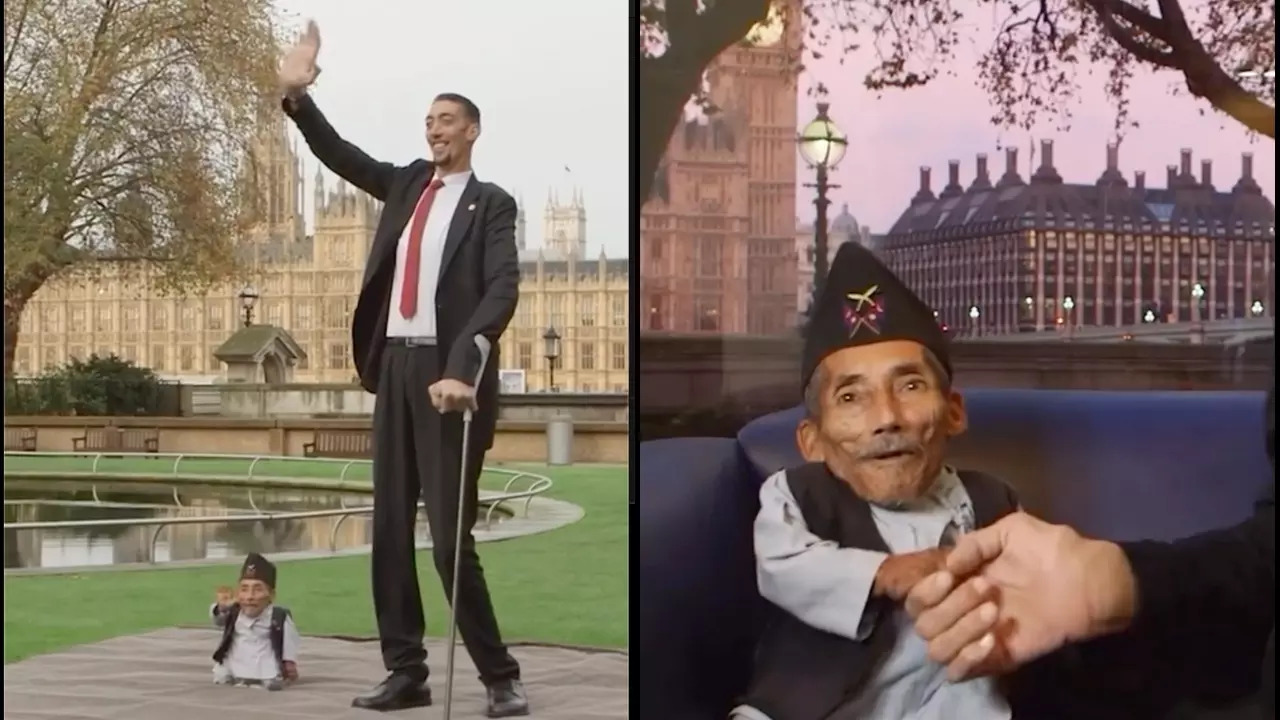 Watch: When the World’s Tallest Man Met the Shortest Man on Earth ...